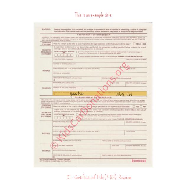 Connecticut Vehicle Titles | Kids Car Donations