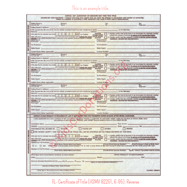 Florida Vehicle Titles | Kids Car Donations