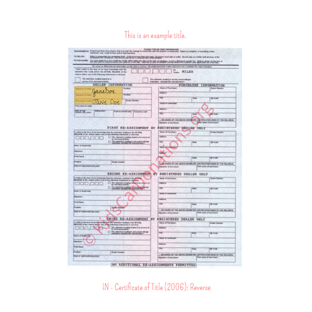 Indiana Vehicle Titles | Kids Car Donations