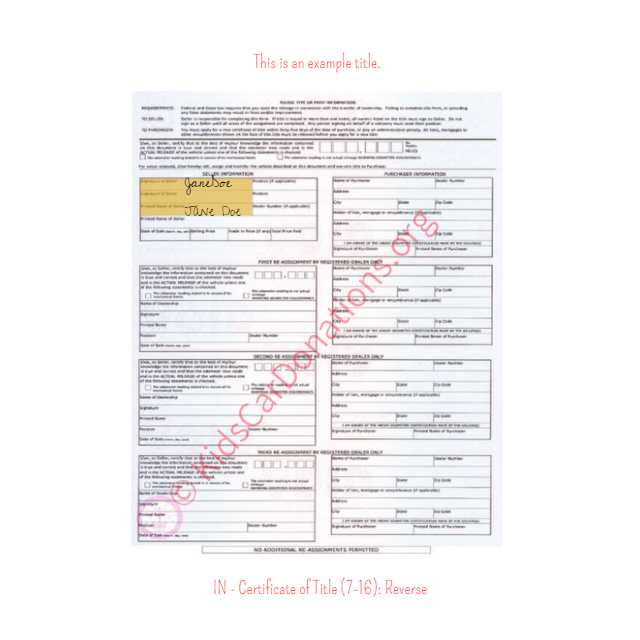 Indiana Vehicle Titles | Kids Car Donations