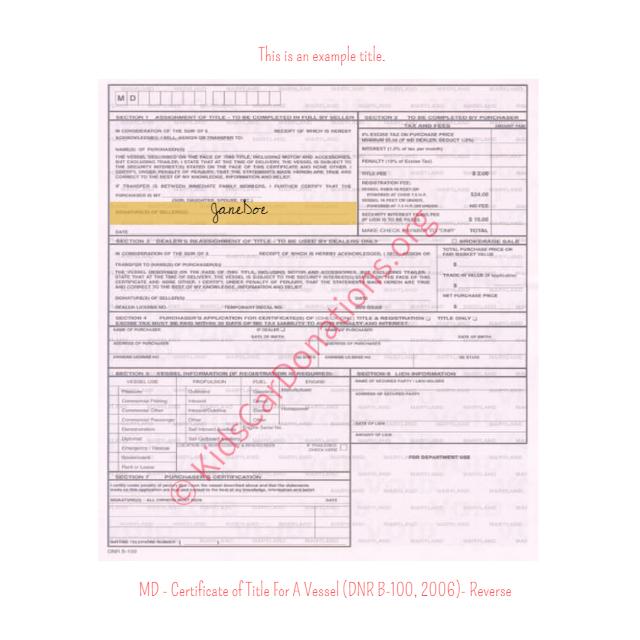 Maryland Vehicle Titles | Kids Car Donations