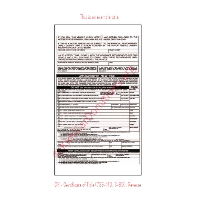 Oregon Vehicle Titles | Kids Car Donations