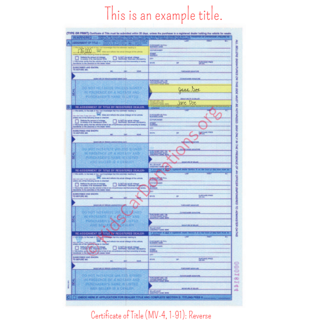 Pennsylvania Vehicle Titles | Kids Car Donations