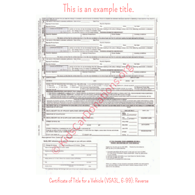 Virginia Vehicle Titles | Kids Car Donations